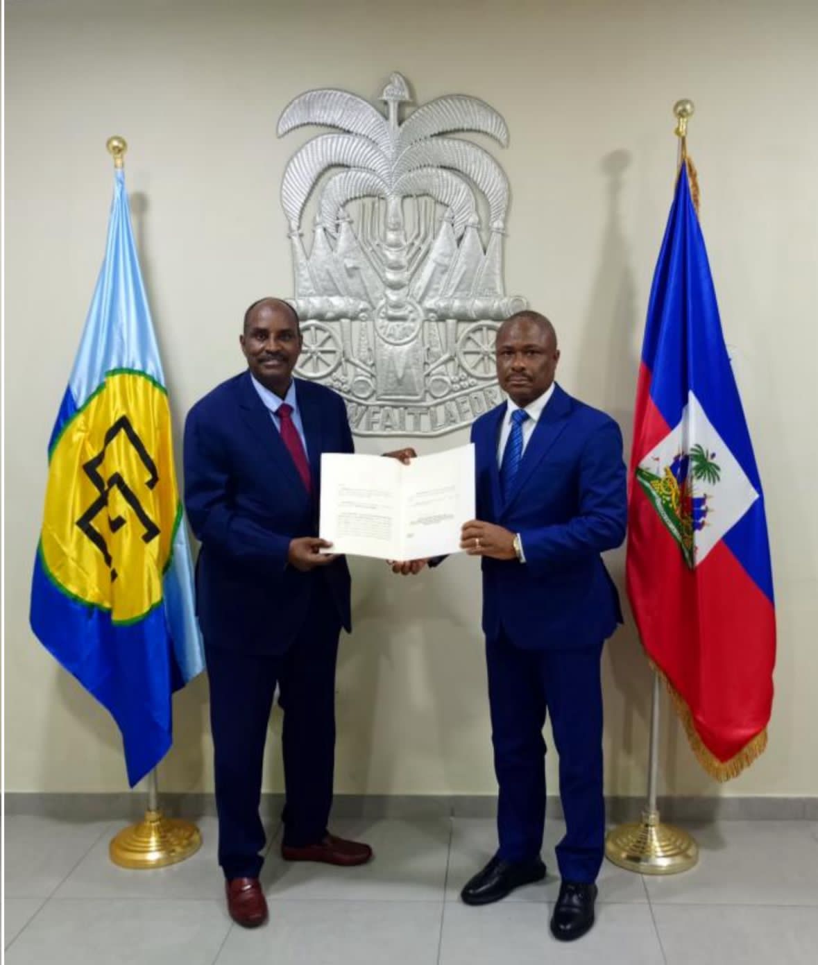 Kenya’s Consul General to Haiti Gabow presents credentials as he ...